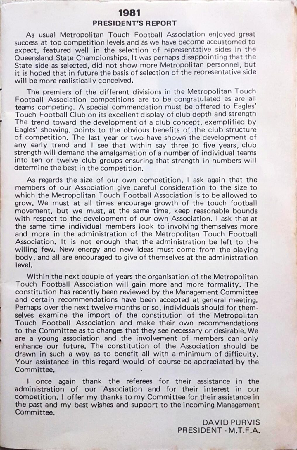 Touch Football / Touch Rugby Brisbane Metropolitan Touch Football ...