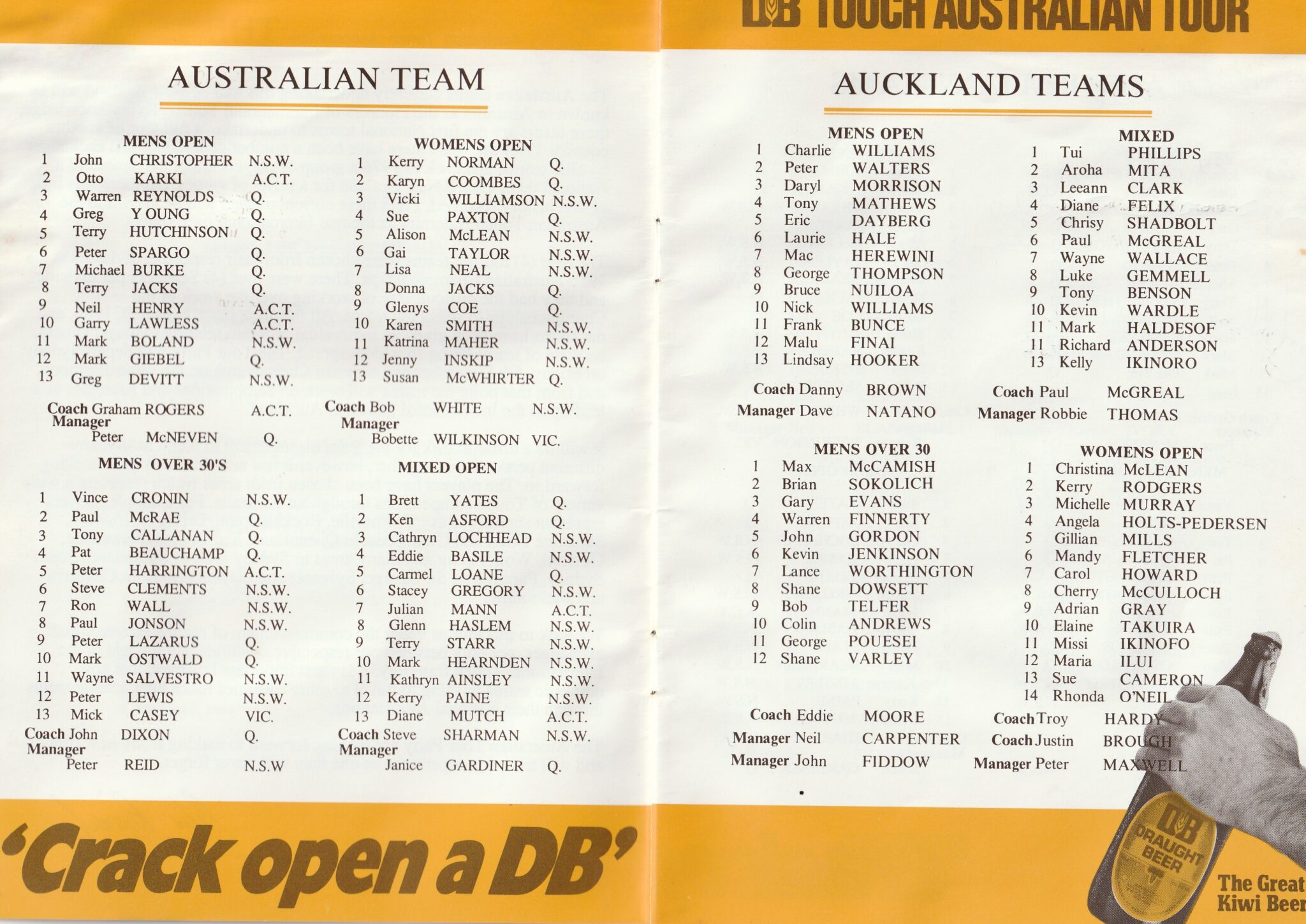 Touch Football / Touch Rugby Brisbane Metropolitan Touch Football ...