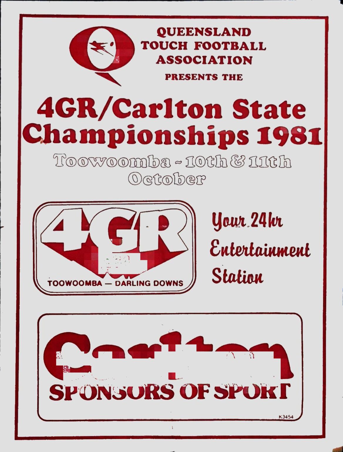 Touch Football / Touch Rugby History Queensland Touch Football